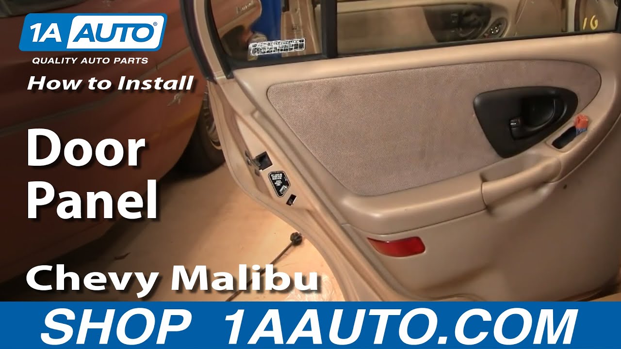How To Remove Rear Door Panel 97 03 Chevy Malibu Youtube