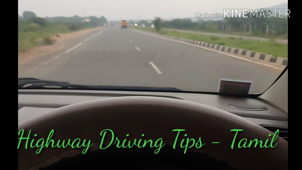 Highway Driving Tips Tamil Youtube
