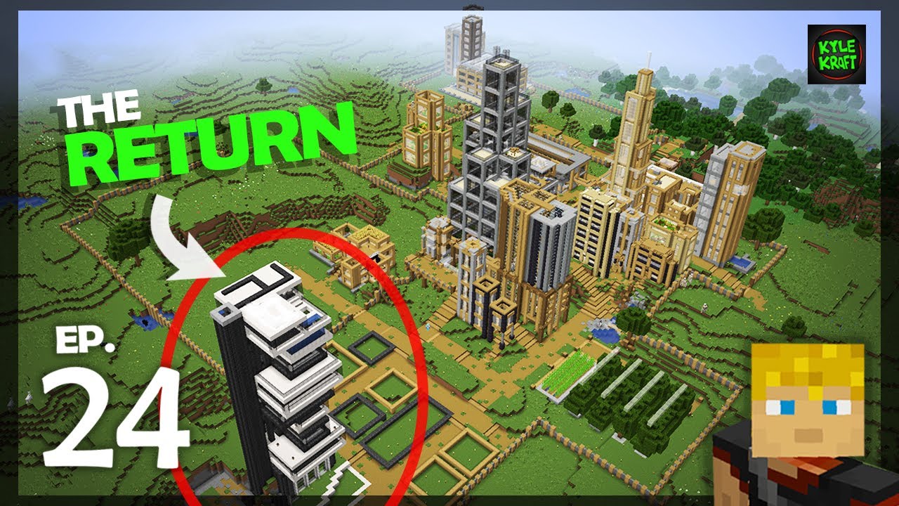 Minecraft Survival Vlogs Ep 24 I M Back Youtube
