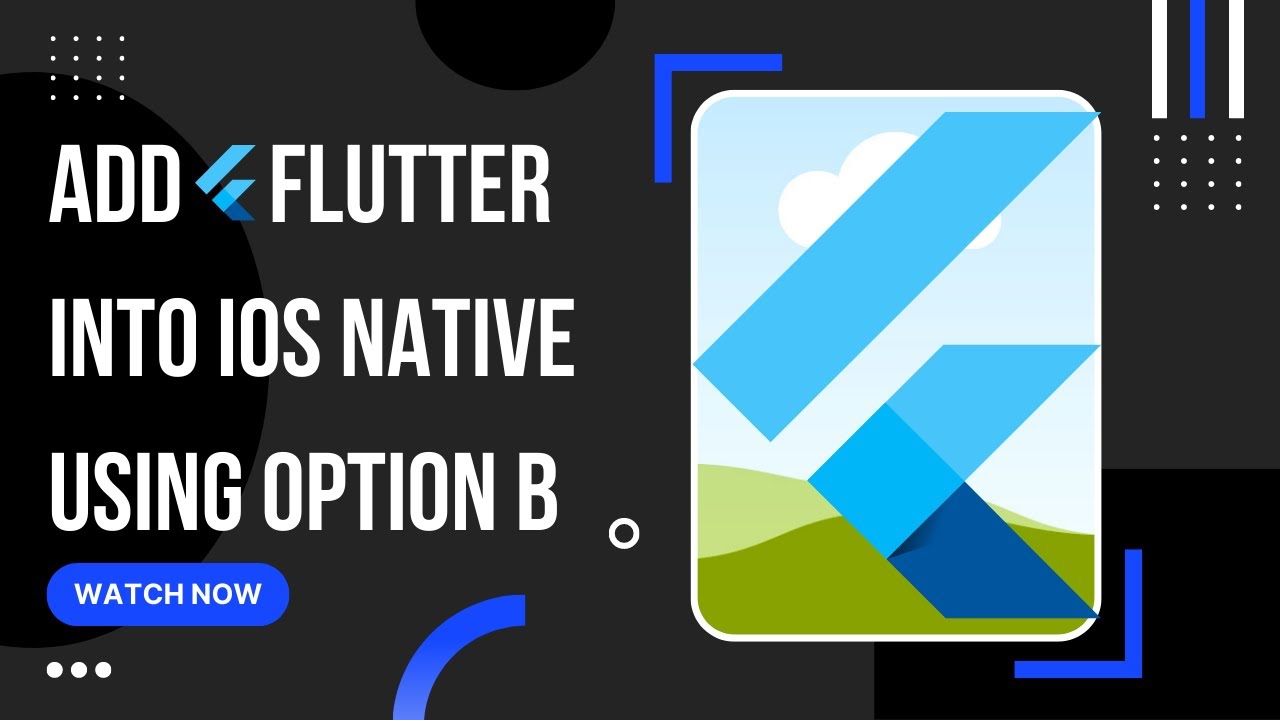 Embed Flutter Into Native Ios App Youtube