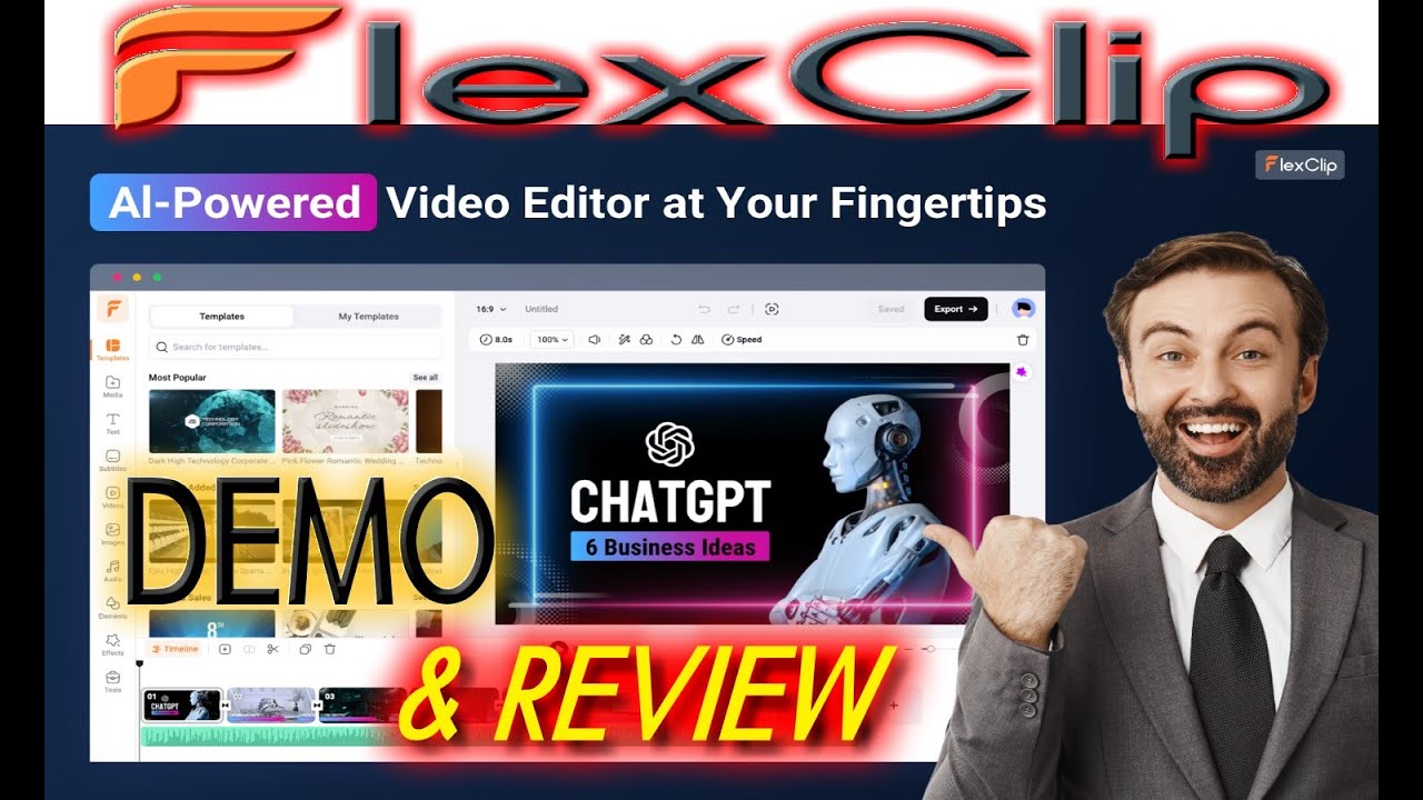 Flexclip Video Maker Demonstration Review Youtube