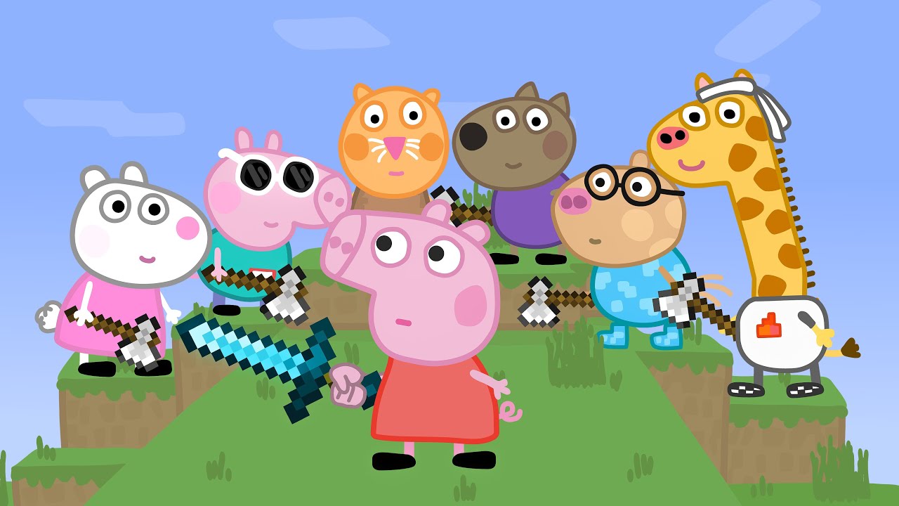 Minecraft Speedrunner Peppa Vs Hunters Season 1 Full Animation Youtube