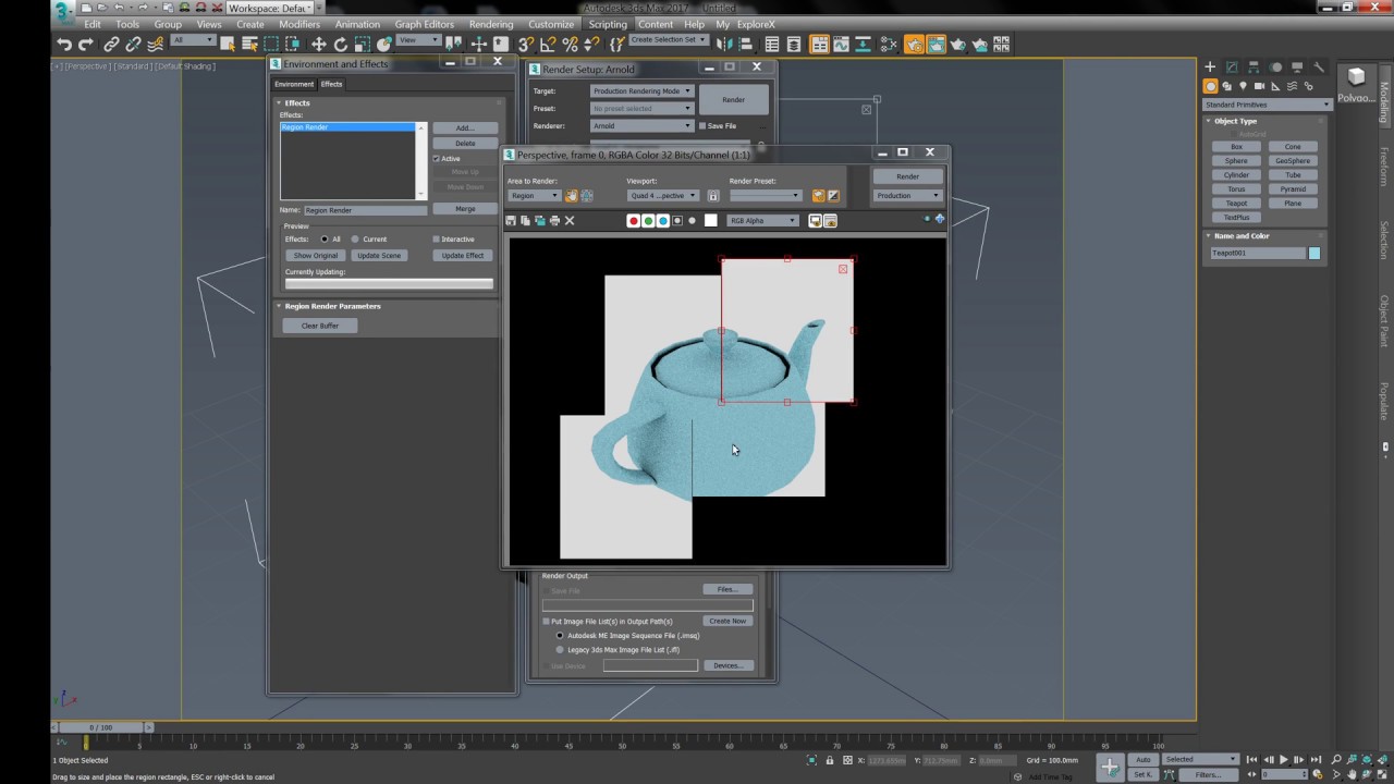 Render Region Maxscript Youtube