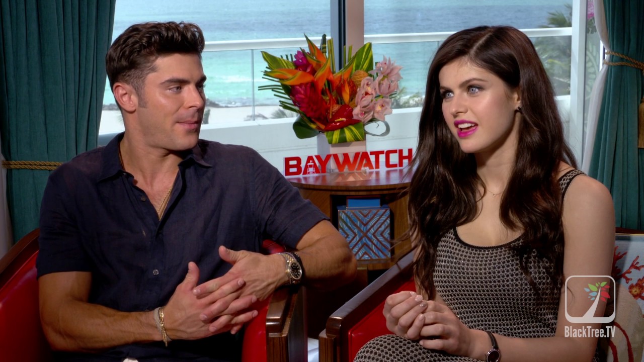 Zac Efron And Alex Daddario Interview Baywatch Youtube