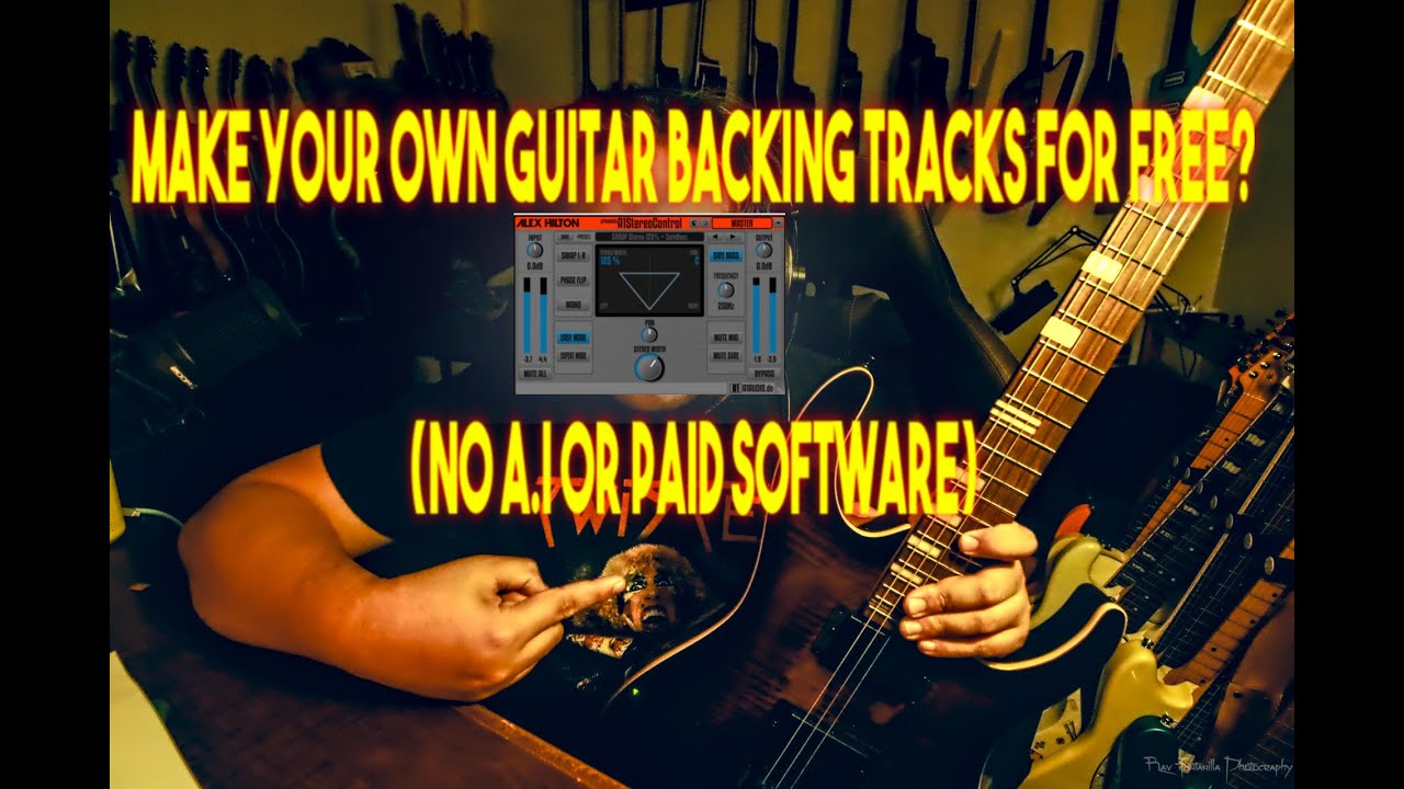 Make Your Own Guitar Backing Tracks For Free No A I Or Paid Software