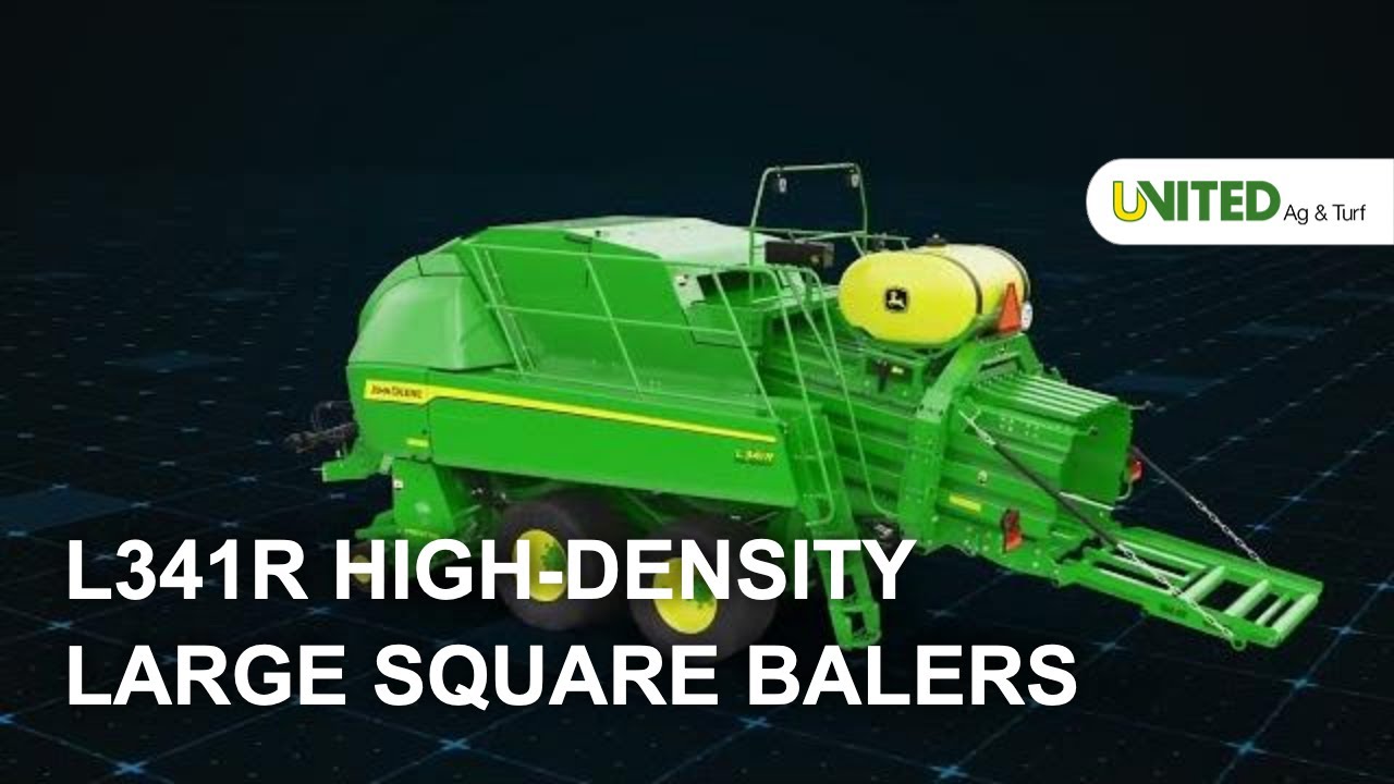 L341r High Density Large Square Balers John Deere Youtube