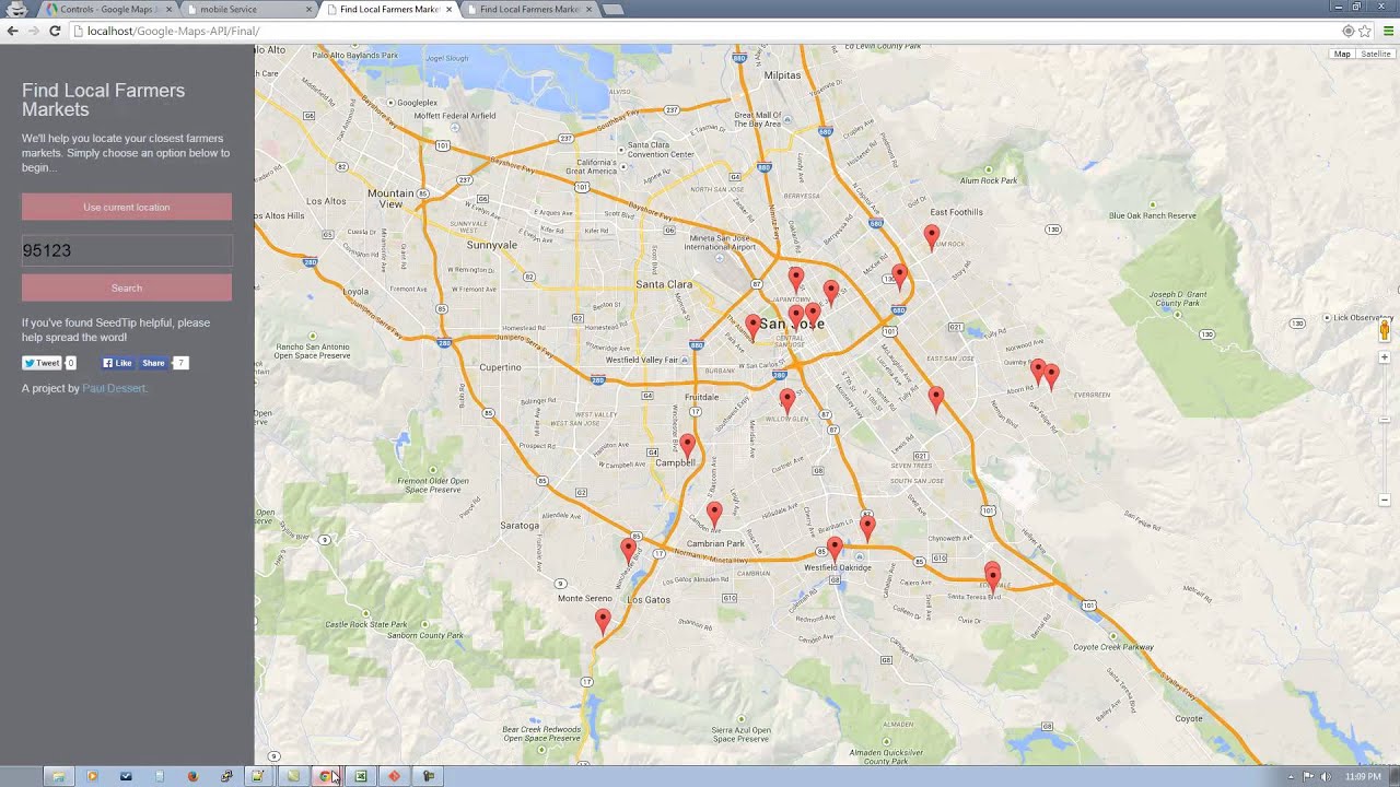 Google Maps Api V3 Tutorial Part 1 Of 4 Youtube