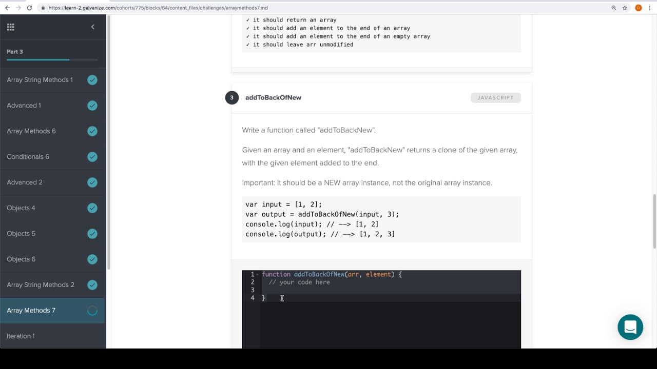 Module 1 Array Methods 7 Youtube