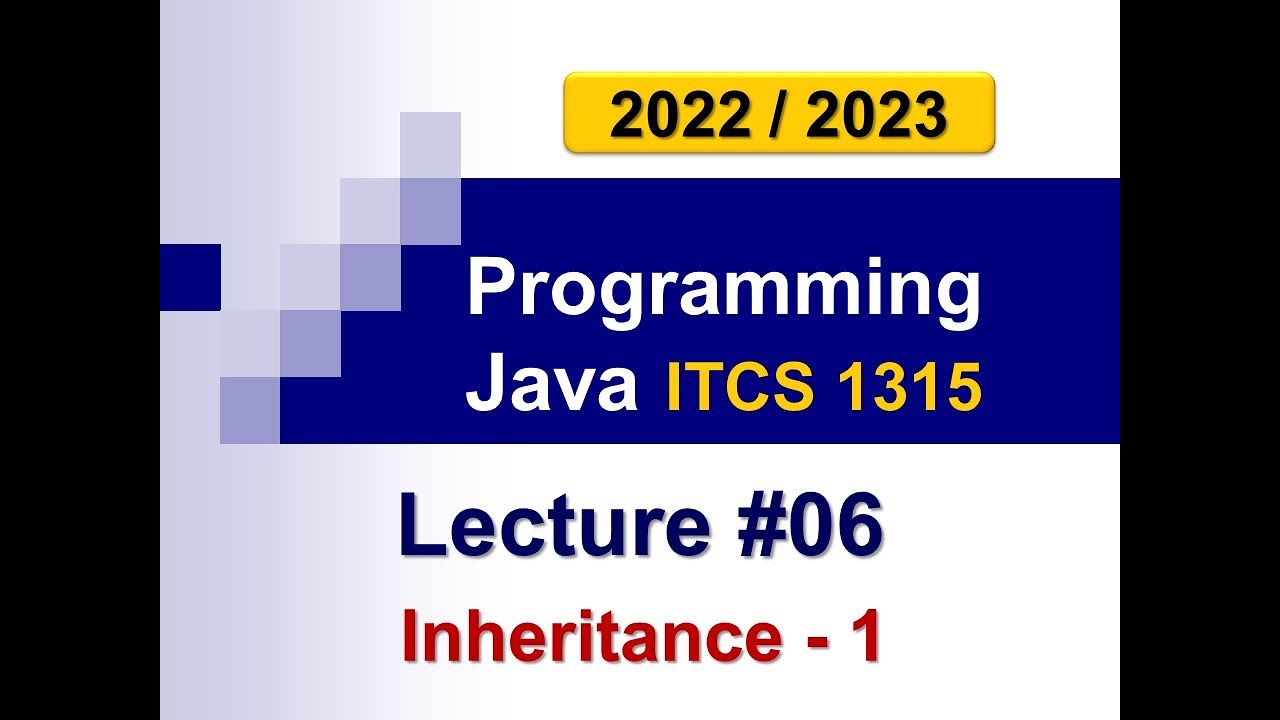 Java Programming 2 Lecture 06 Youtube