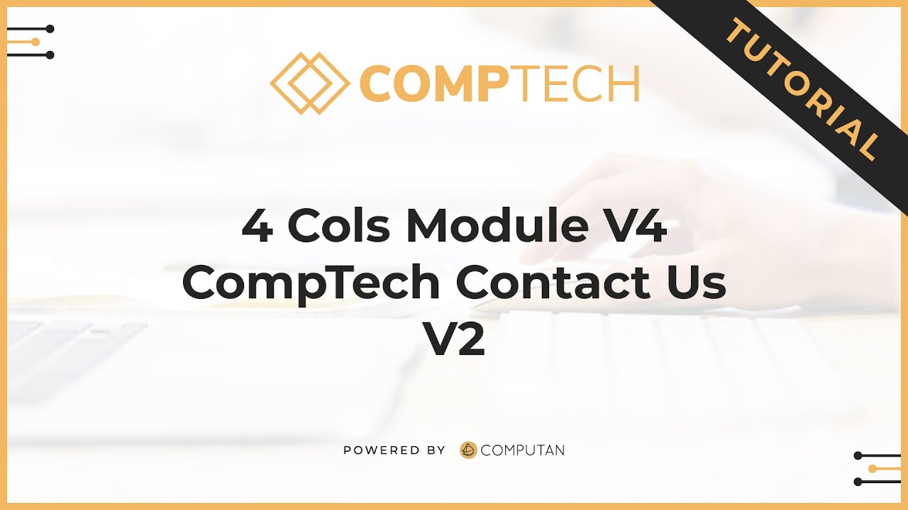 4 Cols Module V4 Comptech Contact Us V2 Youtube