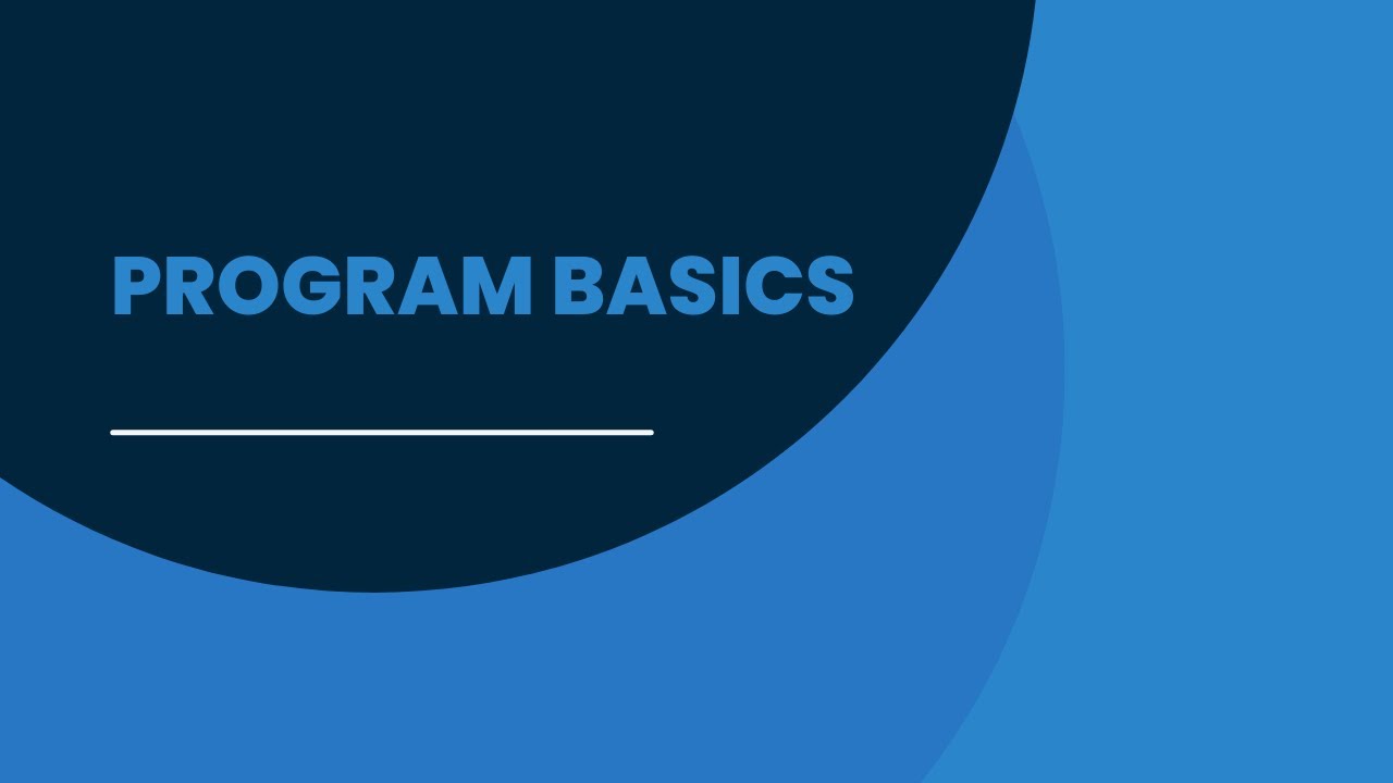 Program Basics Youtube