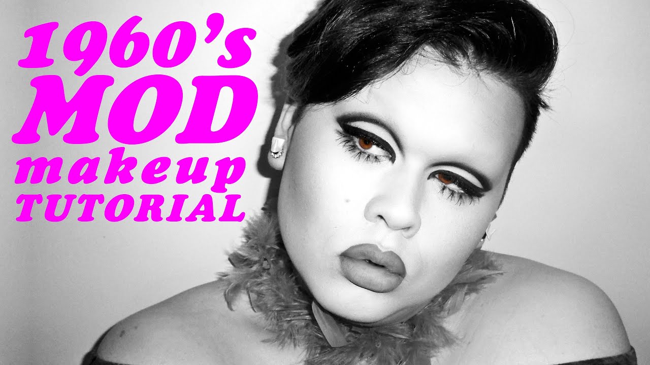 60 S Mod Twiggy Makeup Tutorial Youtube