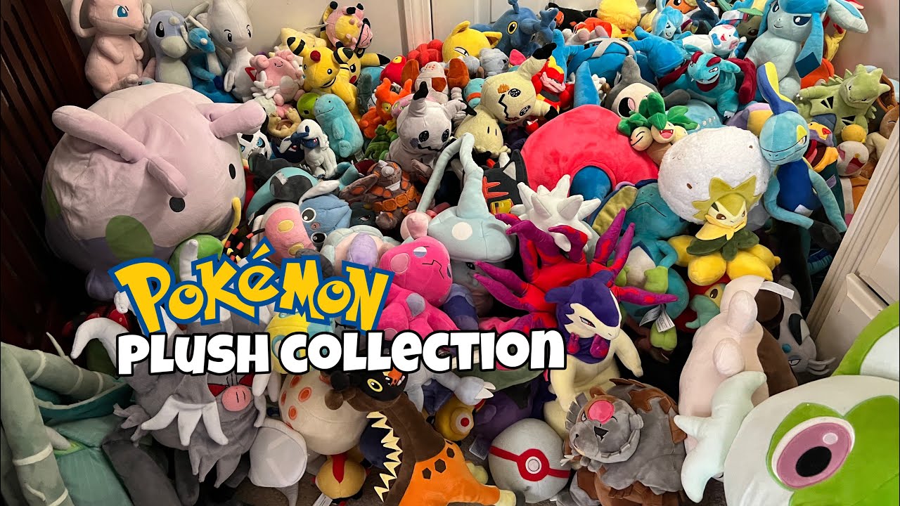 Full Pokémon Plush Collection Over 300 Pokemon Youtube