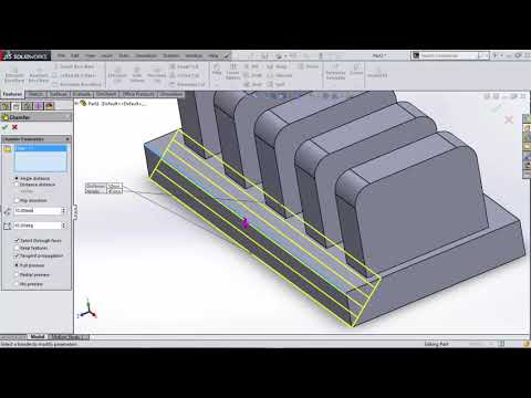 Sp 5modelling Simple Solids Using Solidworks 5 Chamfer Fillet