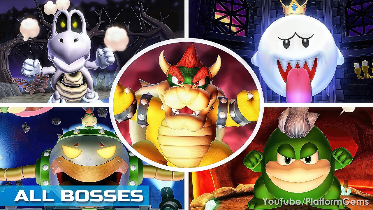 Mario Party 9 All Bosses Minigames 2k 60fps Wii Youtube