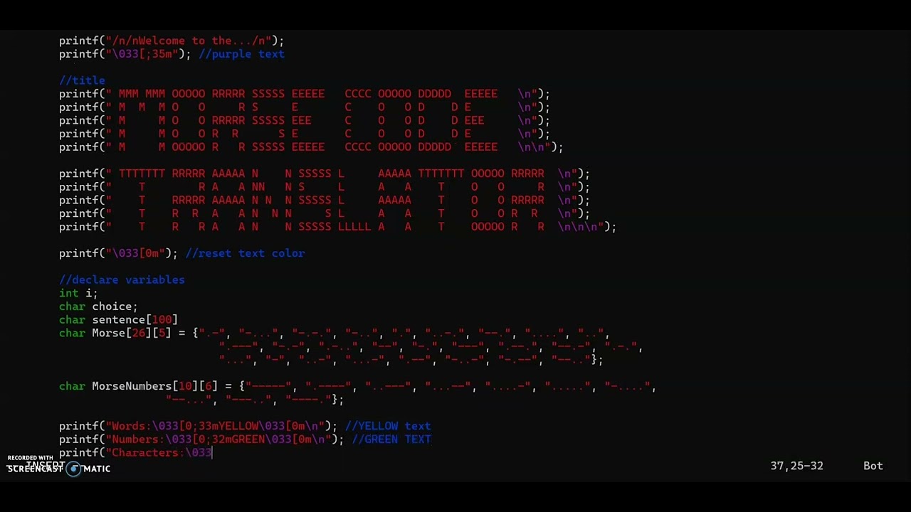 The Morse Code Translator C Youtube