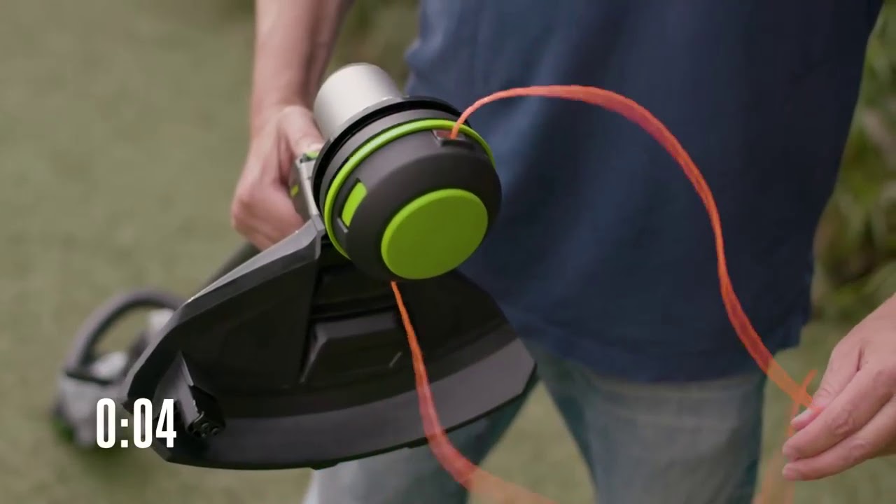 Ego Power 56v Lithium Ion Powerload邃 Self Loading Trimmer Head Youtube