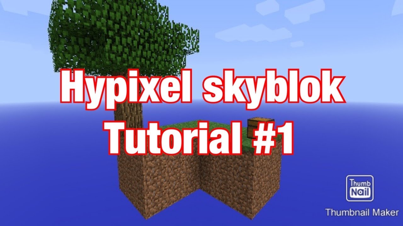 Hypixel Skyblock Tutorial 1 Youtube