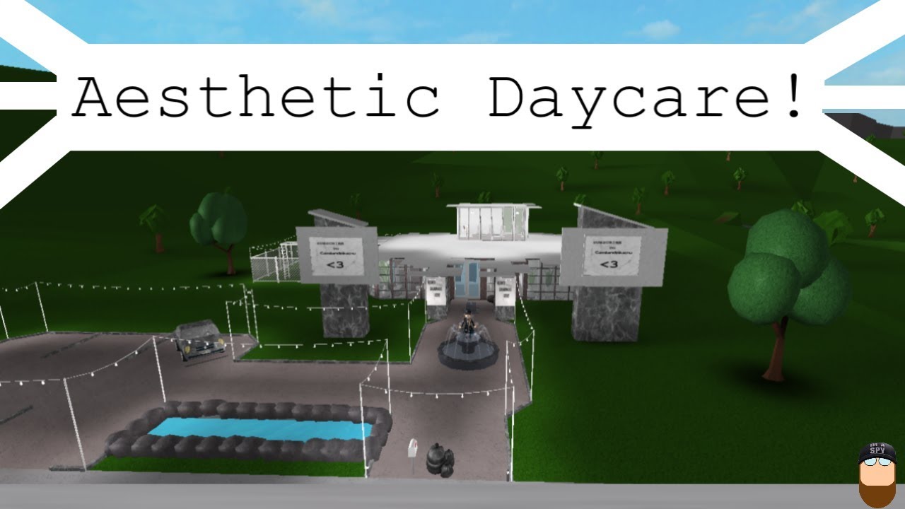 Bloxburg Ii Aesthetic Daycare Ii Speedbuild Youtube