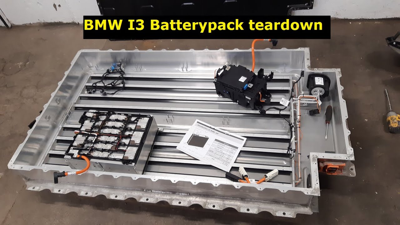 Bmw I3 Batterypack Teardown Youtube