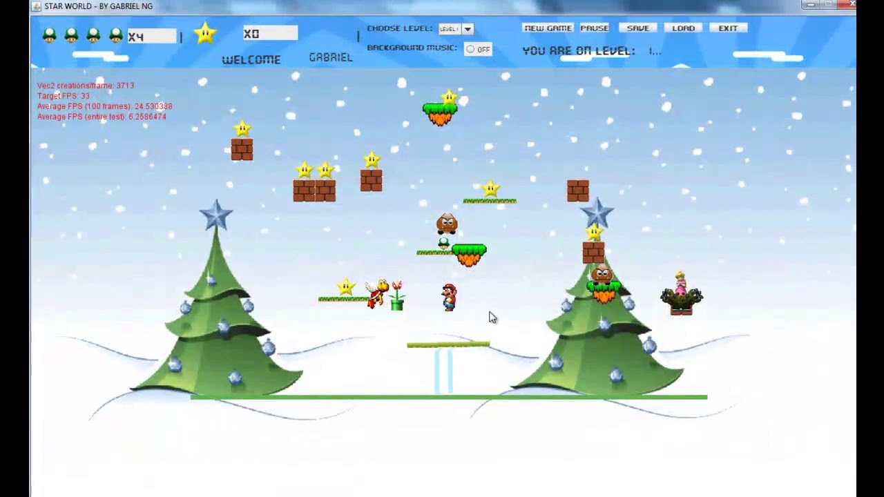Java Games Programming Mario Using Netbeans Advanced Youtube