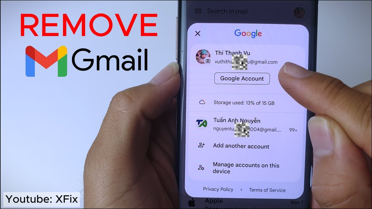 Remove Gmail Account From Android In 10s Youtube