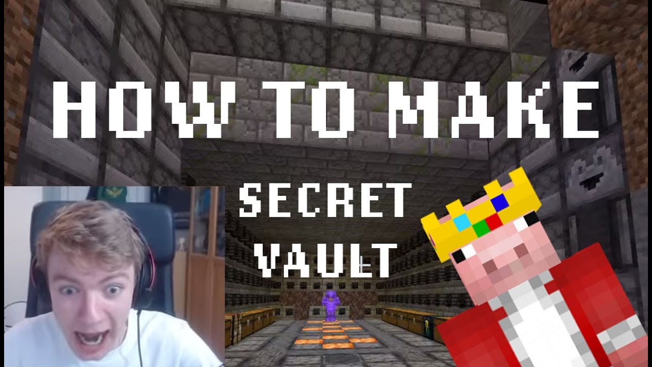 Technoblade S Secret Vault Tutorial Dream Smp Youtube