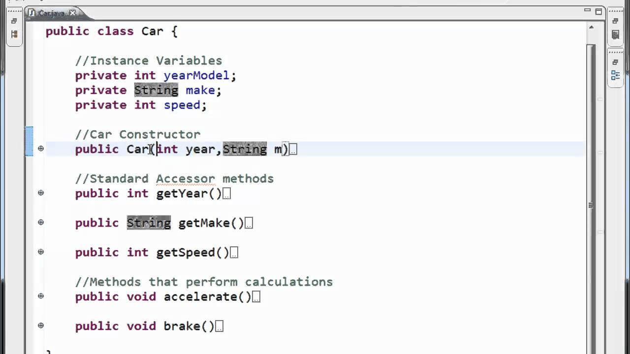 Java Tutorial 8 Constructors Youtube