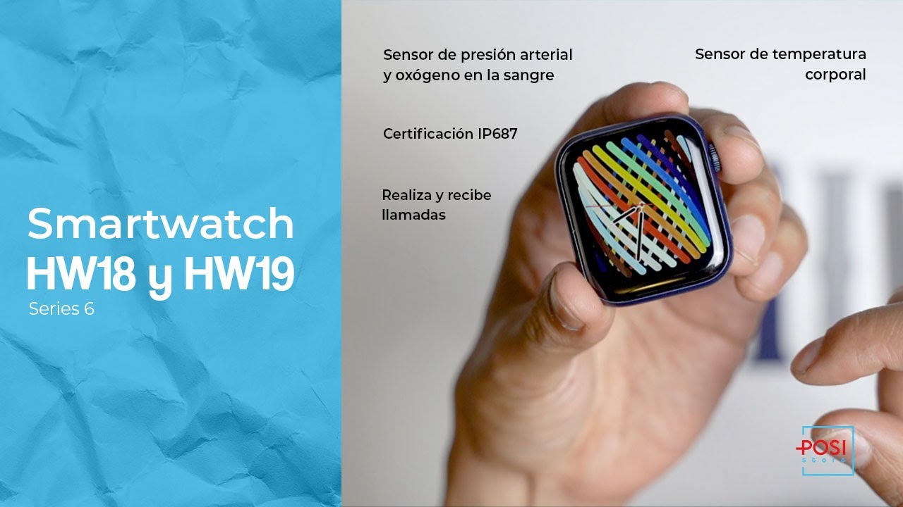 Review Smartwatches Hw18 Y Hw19 Series 6 Youtube