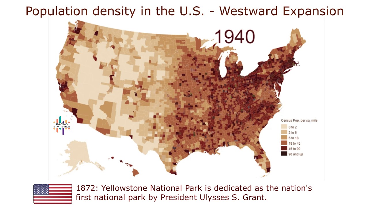 Us Population Density Map 2016 Assecyber