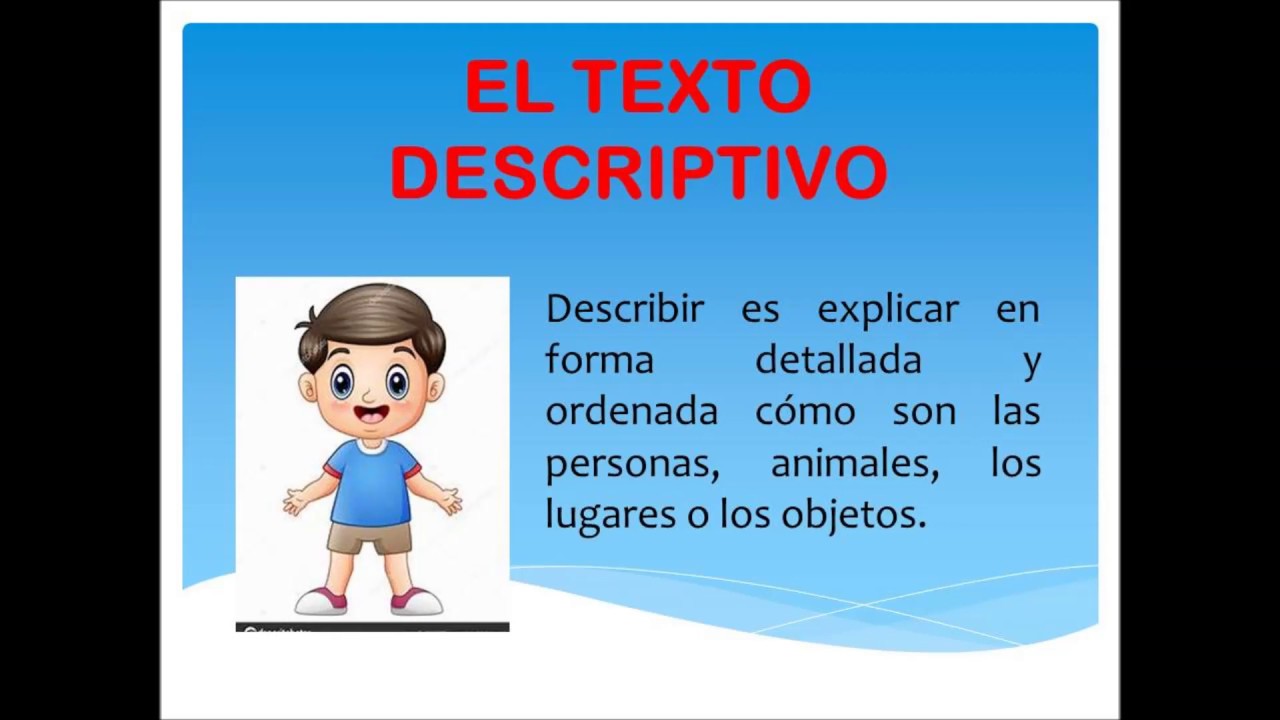 Ejemplos De Textos Descriptivos Para Niños De Tercer Grado 22 Sesion