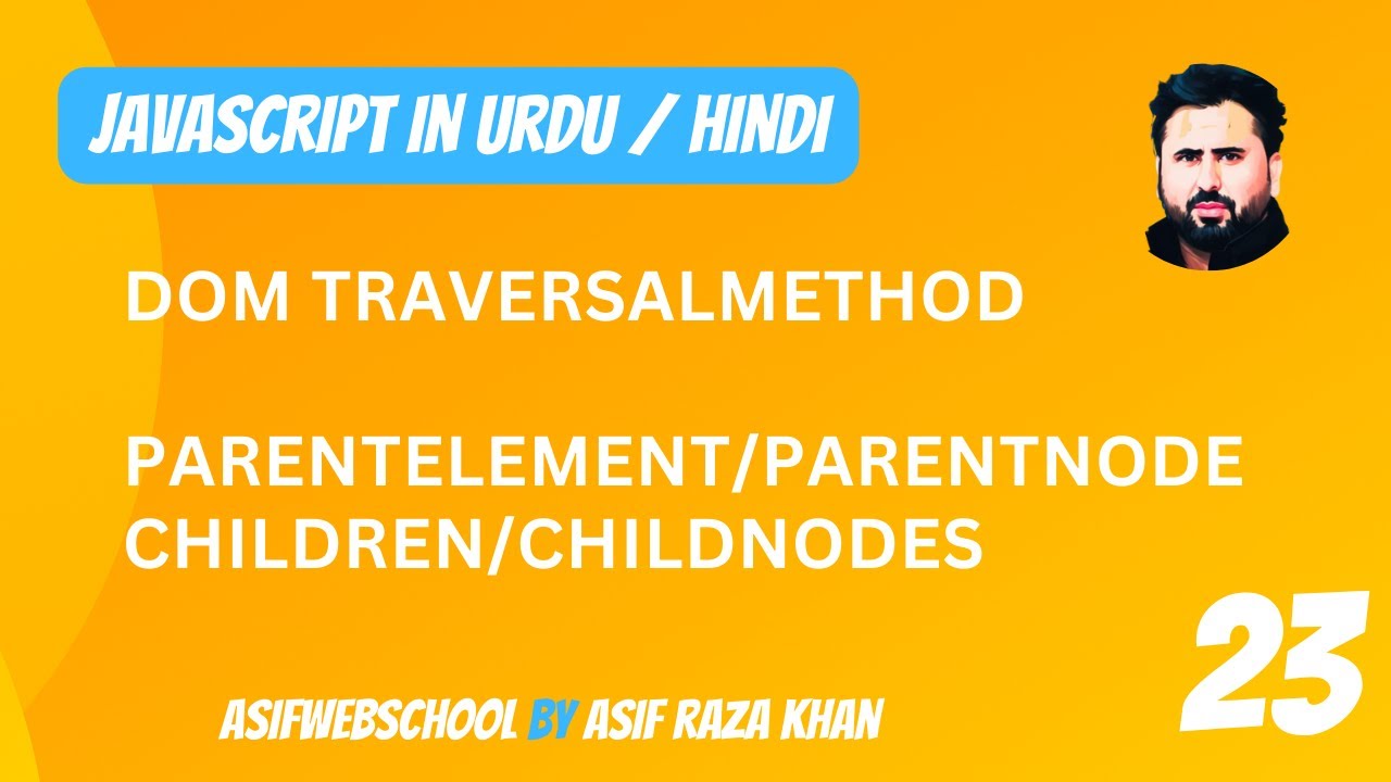 23 Javascript Dom Traversal Parentelement Parentnode Children