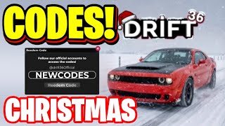 Christmas All Winter Update Codes For Drift 36 Roblox Drift 36 Codes ...
