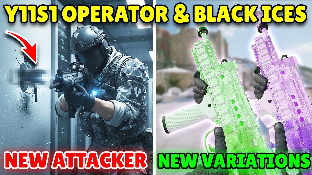 Y11s1 New Operator New Map Black Ice Variations Rainbow Six Siege