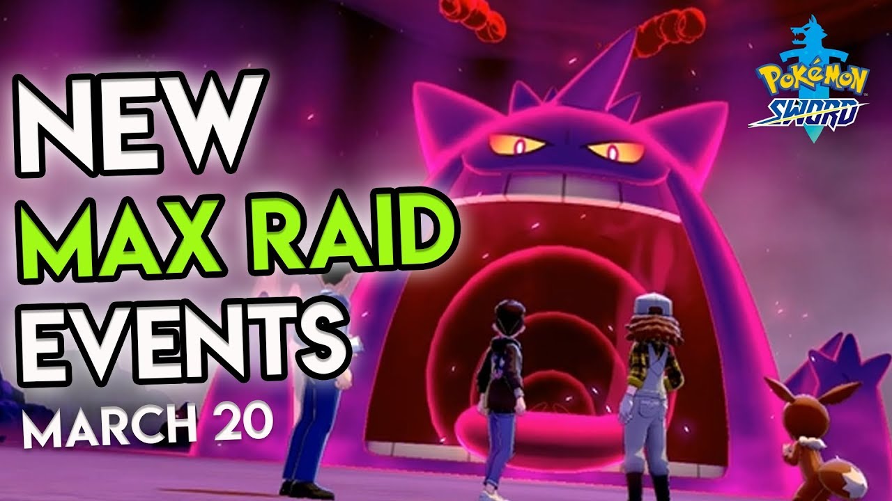 Gmax Gengar In Pokemon Sword New Max Raid Den Event Update In Pokemon