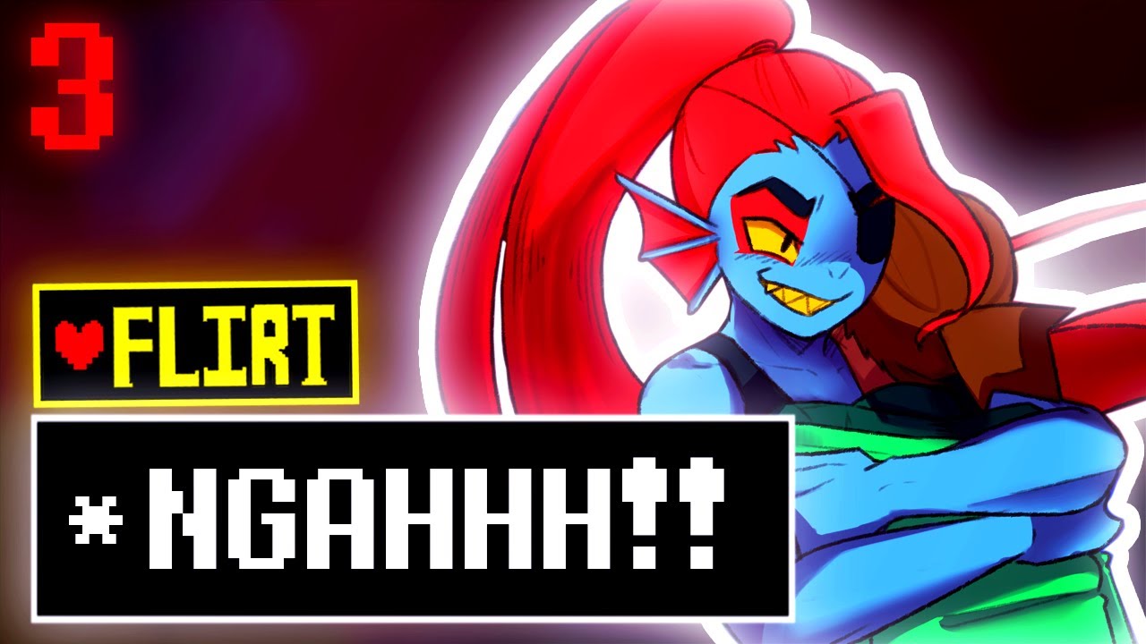 Undyne пёџ Undertale Dating Sim Act To Flirt Playthrough Part 3 Youtube