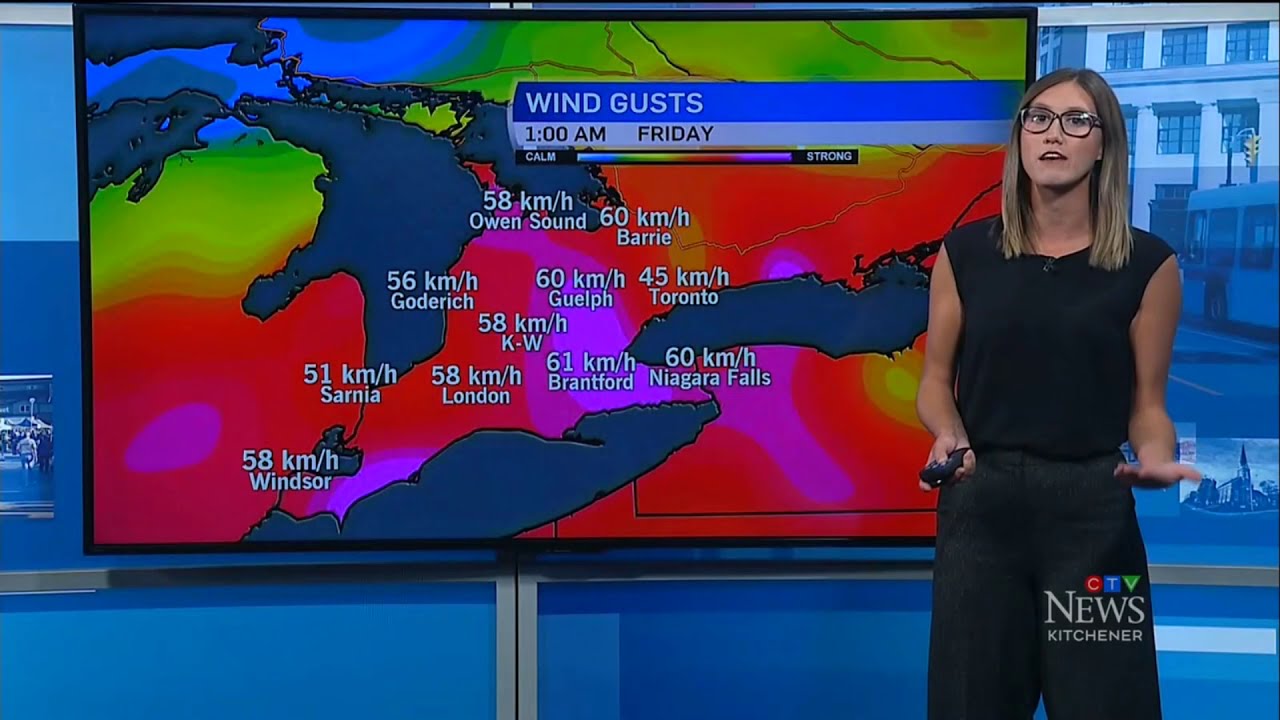Shannon Bradbury Ctv Weather Visible Slack Lines Nov 18 2020 Youtube