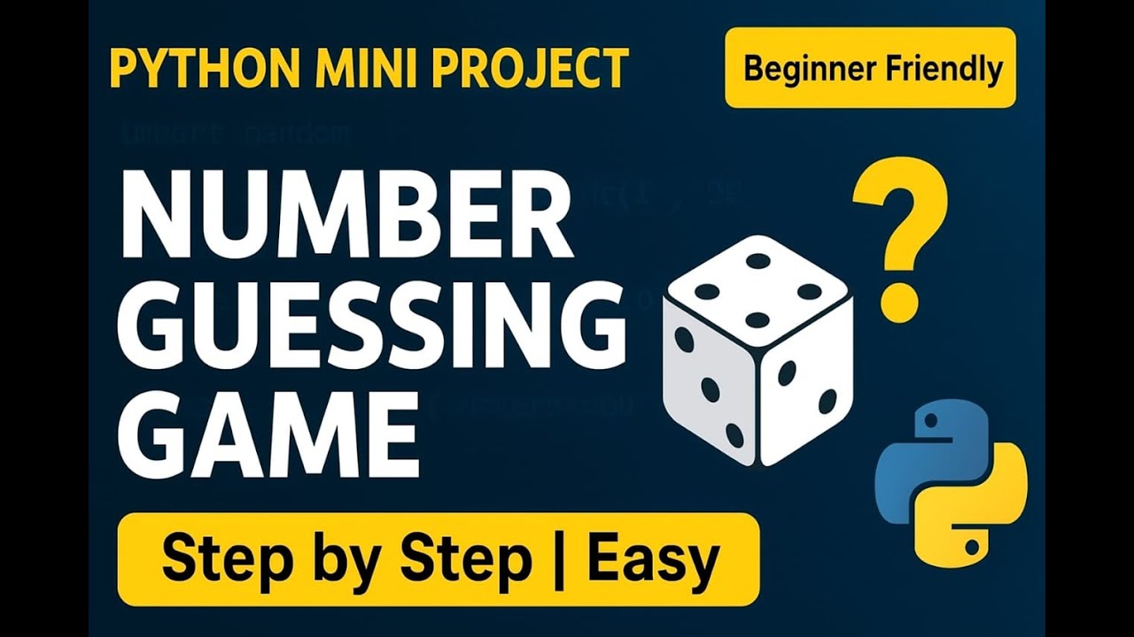 Create A Fun Number Guessing Game In Python Beginner Project Youtube