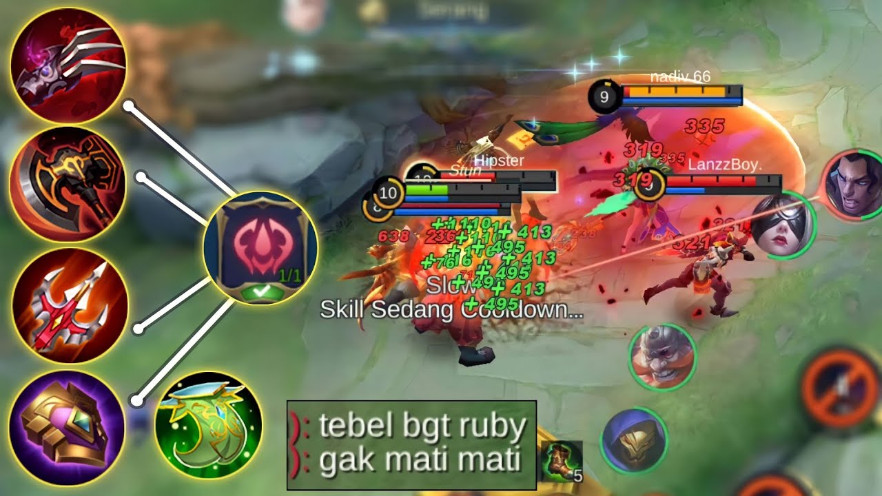 Item Ruby Full Lifesteal Buat Aldous Menangis Di Keroyok Gak Mati