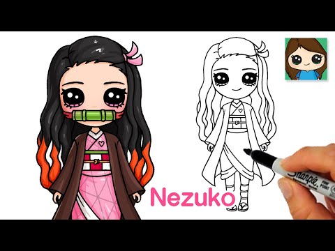 How To Draw Nezuko Kamado Demon Slayer Mugen Train Safe Videos