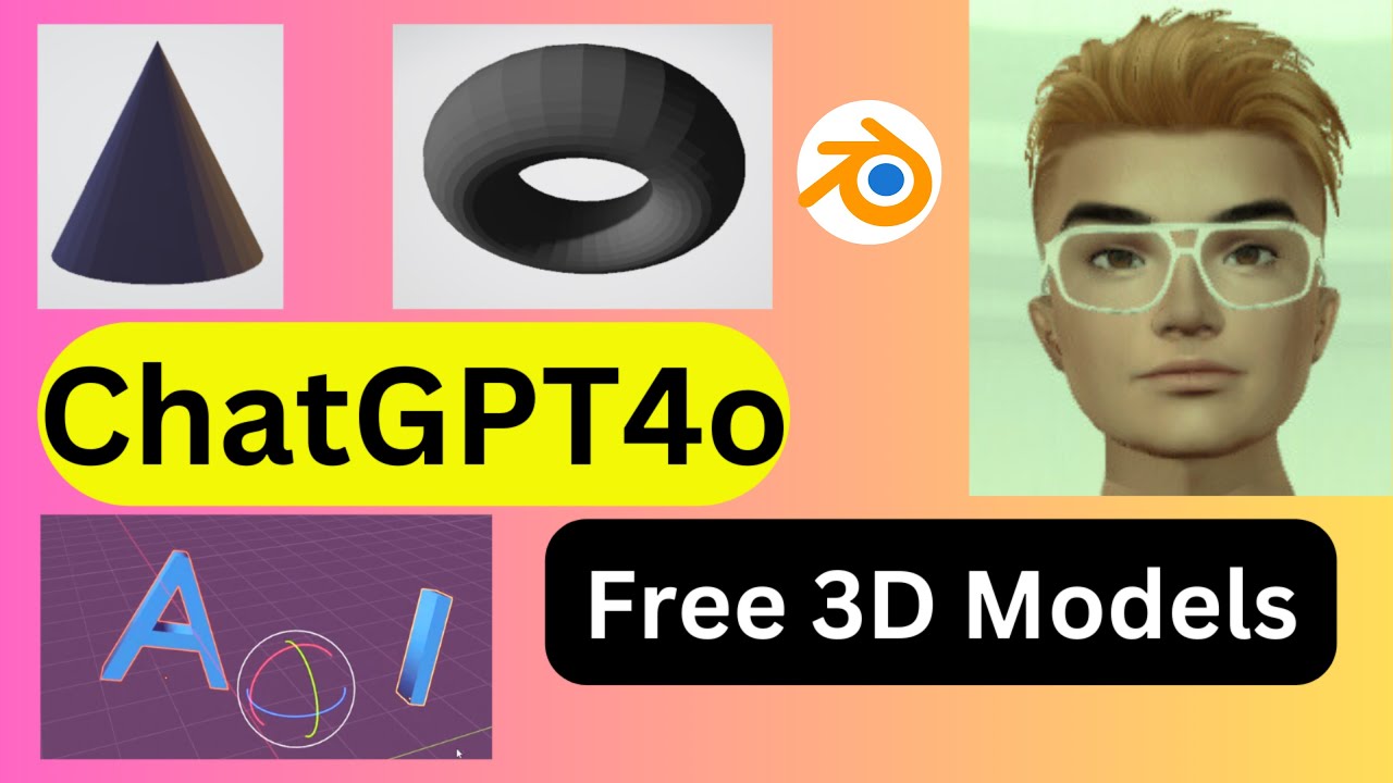 How To Use Chatgpt 4o To Generate Simple 3d Models 3d Assets Youtube