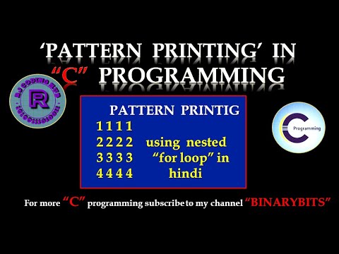 Pattern Printing In C Programming Coding Clanguage Patternprinting