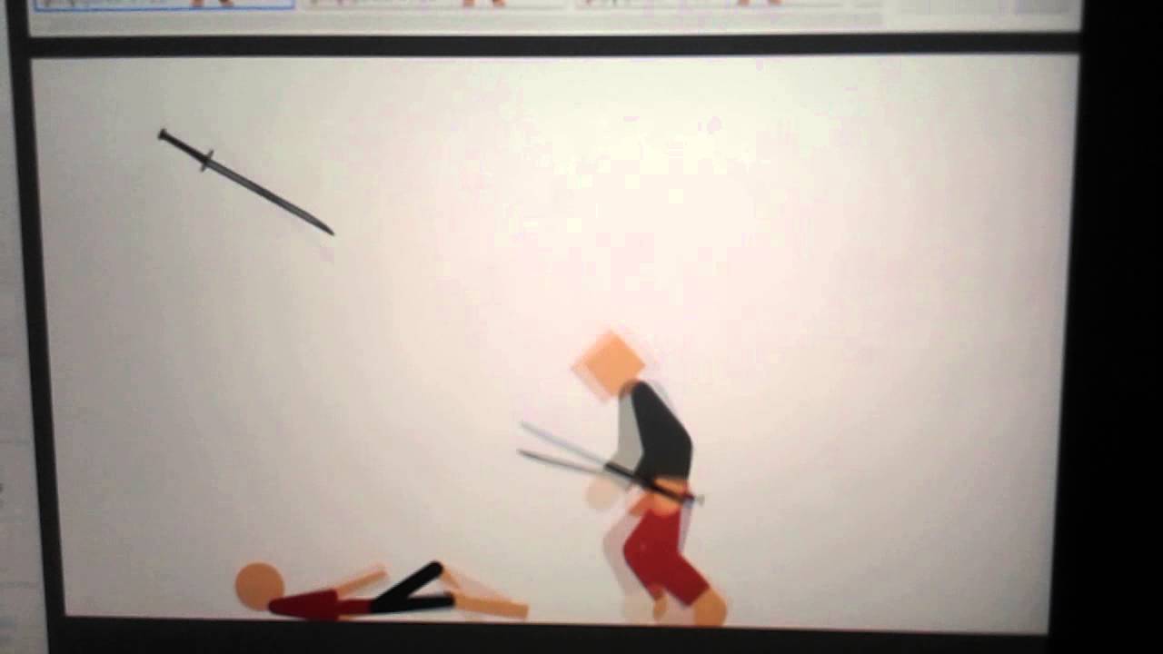 Sword Fight Animation Made In Stick Nodes Youtube