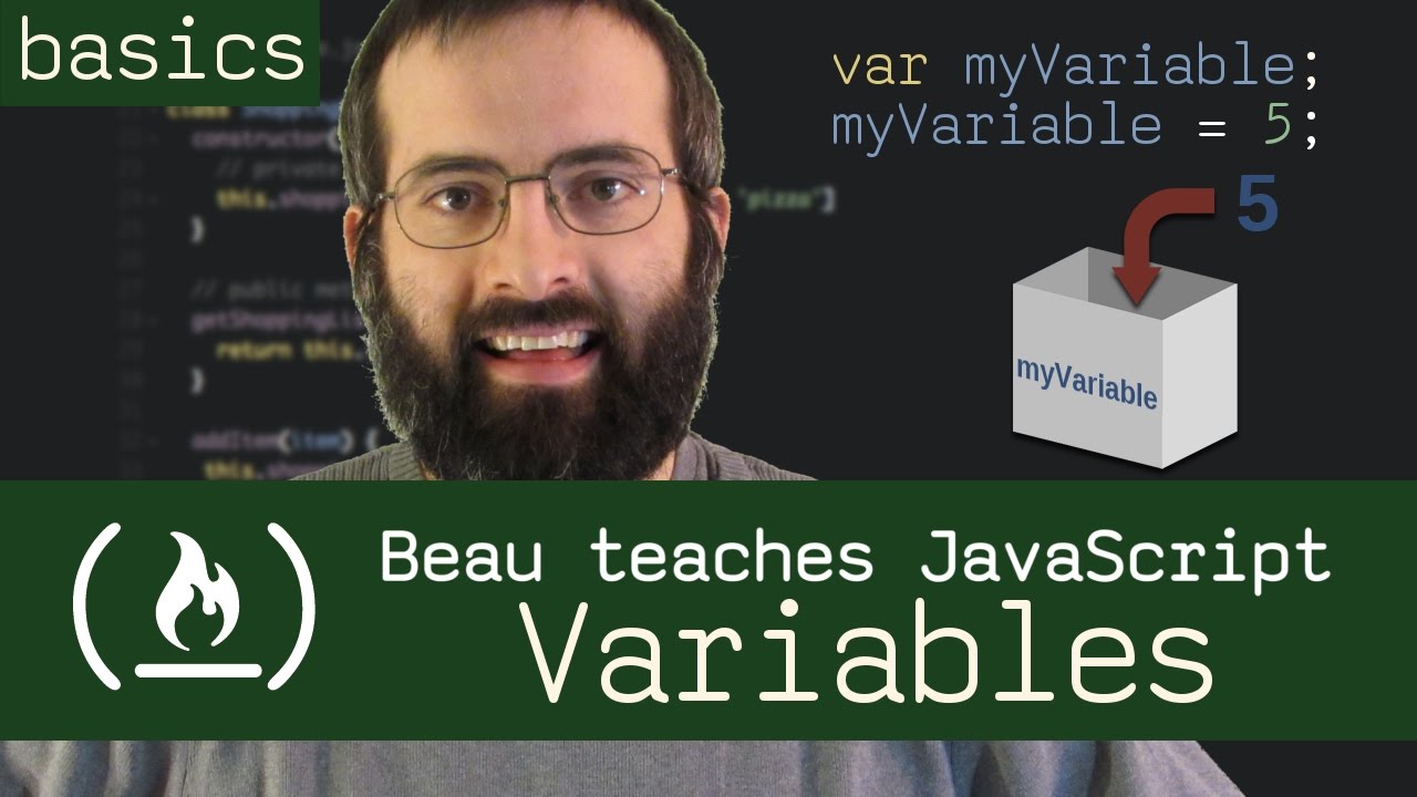 Variables Beau Teaches Javascript Youtube