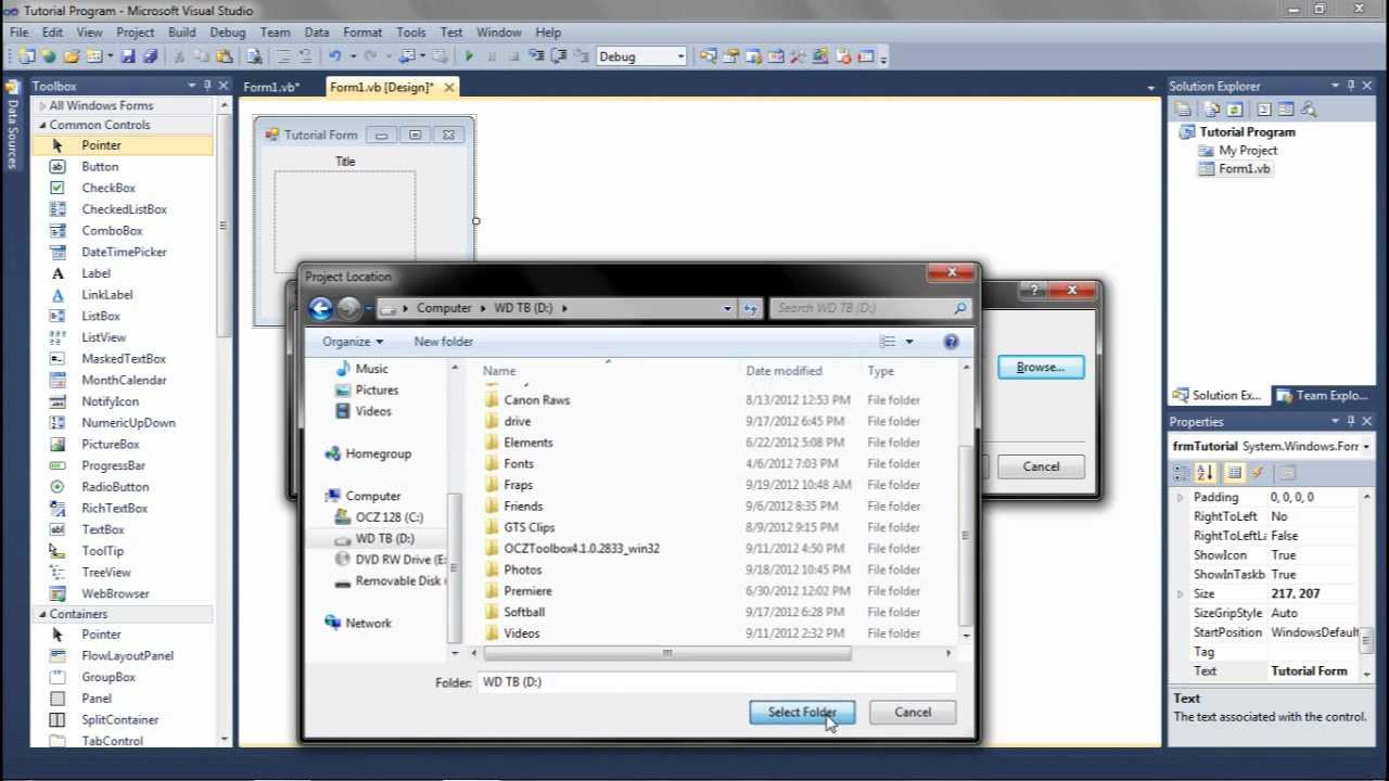 Visual Basic Programming Tutorial 1 Getting Started With Visual