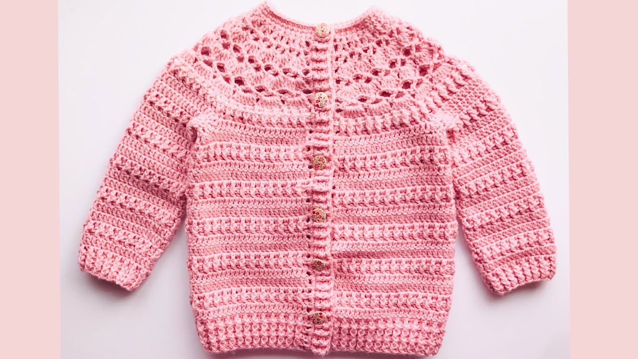 Girls Crochet Sweater Pattern