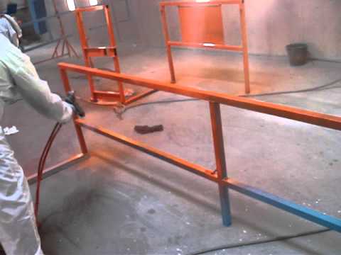 Electrostatic Spray Painting Youtube
