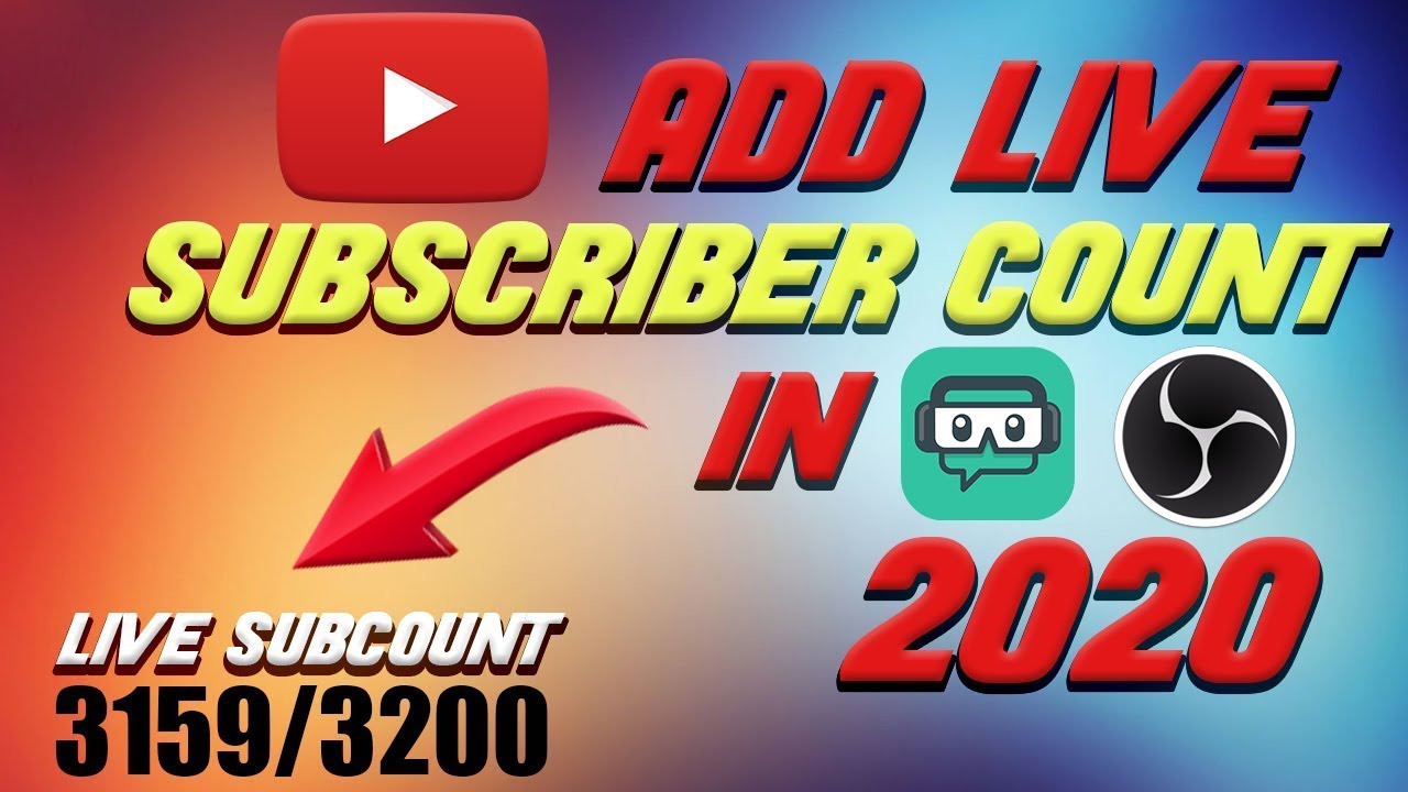 How To Add Live Sub Count In Obs Studio 2020 Ganeshyt Youtube
