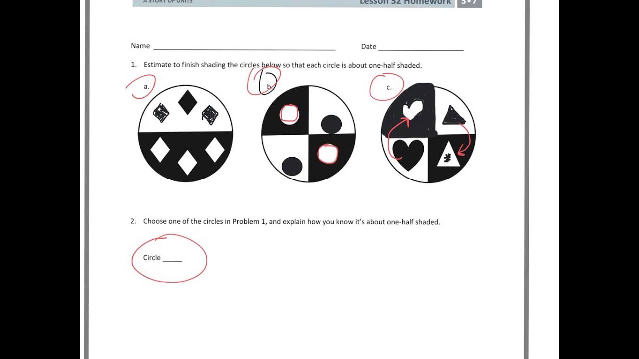 3rd Grade Module 7 Lesson 32 Hw Youtube