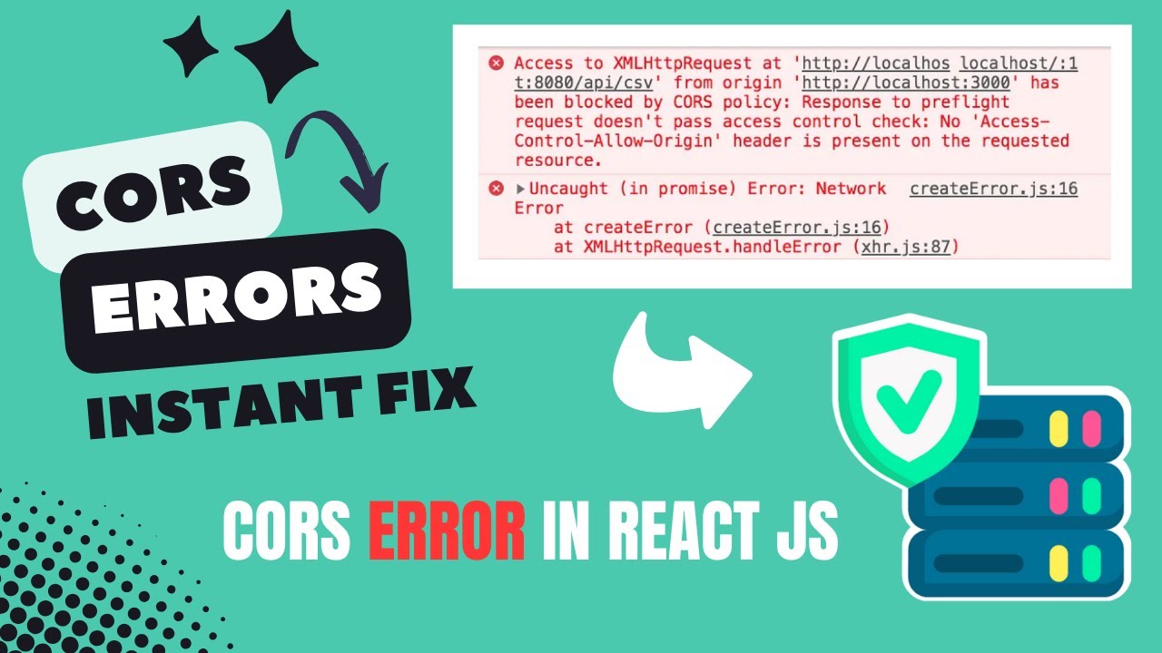Fixing Cors Errors With React Proxy A Simple Solution Dwctfg